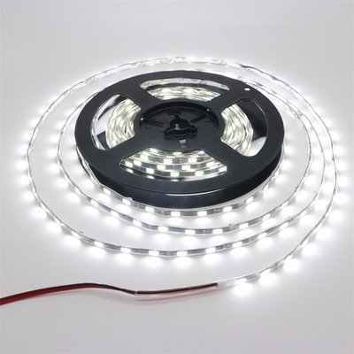 Narrow Side IP65 Waterproof 5730 LED Strip Flexible Light 12V Width 4.7mm Black / White PCB 60led/M