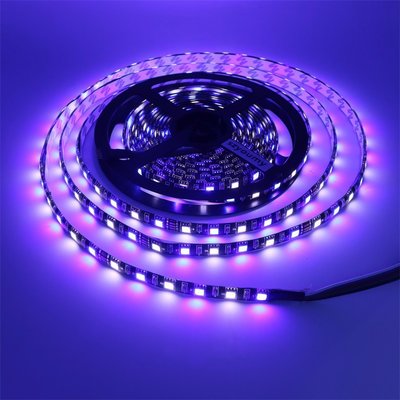 CE Rohs Dc12v Black Pcb 3 Chips Flexible 5050rgbw Led Strip