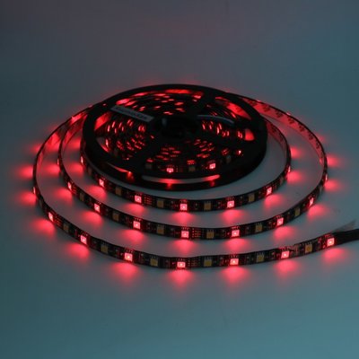 CE Rohs Dc12v Black Pcb 3 Chips Flexible 5050rgbw Led Strip