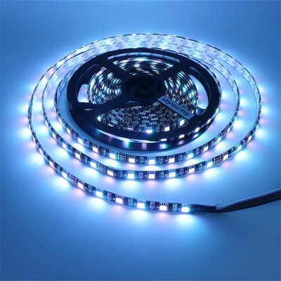CE Rohs Dc12v Black Pcb 3 Chips Flexible 5050rgbw Led Strip