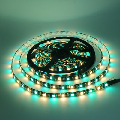 CE Rohs Dc12v Black Pcb 3 Chips Flexible 5050rgbw Led Strip