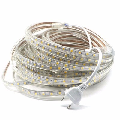 110V 220V 5050 LED Strip Waterproof IP65 RGB Single Color