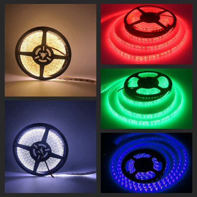 DC 12V Waterproof SMD 2835 White Warm White Red Green Blue High Lumen Flexible LED Strip with Good Quality