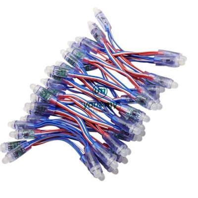 WS2811 led pixel module 12mm IP68 waterproof DC5V full color RGB string christmas LED light Addressable