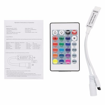 24Key IR Remote Mini RGB Led Strip Dimmer Controller
