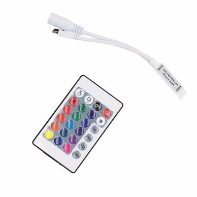 24Key IR Remote Mini RGB Led Strip Dimmer Controller