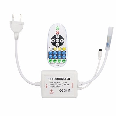 23 Keys Wireless IR Remote Control Timing Device Controller Dimmer For 220V LED Strip