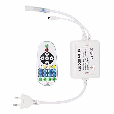 23 Keys Wireless IR Remote Control Timing Device Controller Dimmer For 220V LED Strip