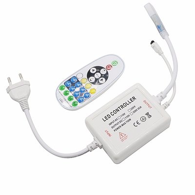 23 Keys Wireless IR Remote Control Timing Device Controller Dimmer For 220V LED Strip