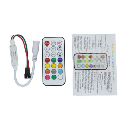 New RF DC5 - 24V 21 key led remote controller for WS2811 strip 63 Kinds effects