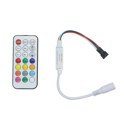 New RF DC5 - 24V 21 key led remote controller for WS2811 strip 63 Kinds effects