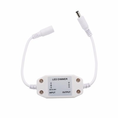 DC12-24V Mini LED Brightness Adjust Switch Dimmer Controller for Single Color Strip Light