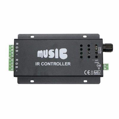 12V 24 Keys Wireless IR Remote Control LED Music Sound Control RGB led Controller Dimmer for 3528 5050 RGB LED Strips