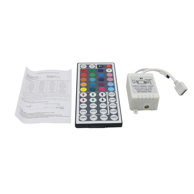 44keys RGB Remote Controller 12V 6A For RGB Led Strips RGB Led RF Controller Manual Inside