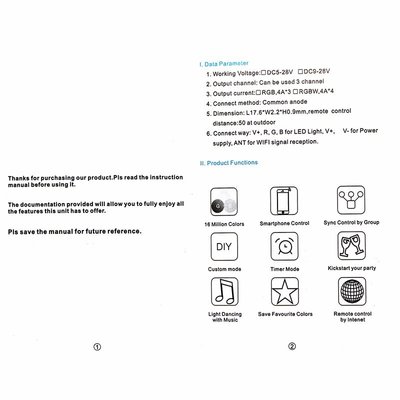 Super Mini LED RGB WIFI Smar Controller For RGB LED Strip Light