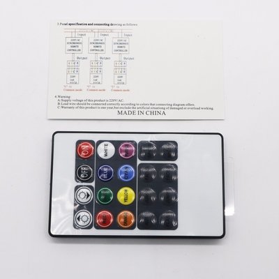 110V 220V 20 Keys LED strip IR Remote Controller For SMD 505 0&3528 RGB LED SMD Strip Lights