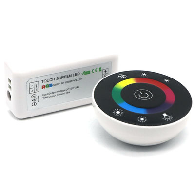 12-24V DC Touch Series Led Round Controller for RGB color led lighting products