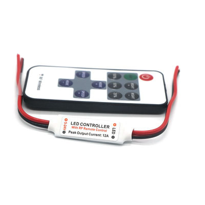 5-24V 11 Key Wireless RGB LED RF Remote Controller Mini Controller Dimmer for Single Color LED Strip 5050 3528