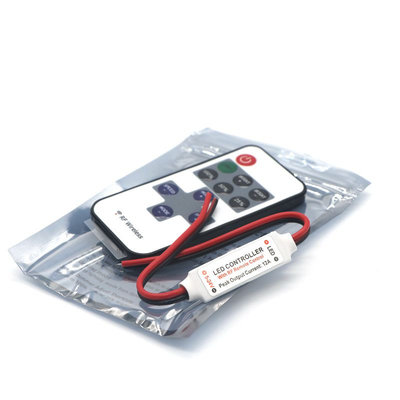 5-24V 11 Key Wireless RGB LED RF Remote Controller Mini Controller Dimmer for Single Color LED Strip 5050 3528