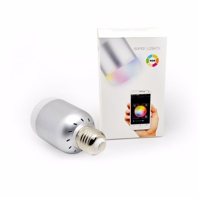 Bluetooth 4.0 Universal wireless E27 Music Smart Color Changing LED Light Bulb