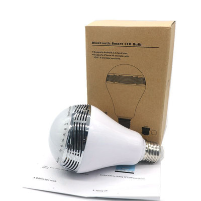 Phone Control Colorful Music LED Light Bulb Bluetooth Speaker Portable Music Smart RGB Bubble Lamp