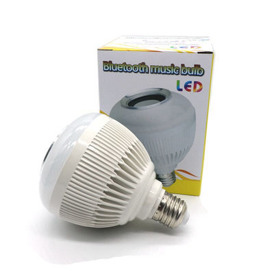Wireless Bluetooth 6W LED Speaker Bulb Audio E27 Colorful Music Playing Lighting With 24 Keys IR Remote Controller