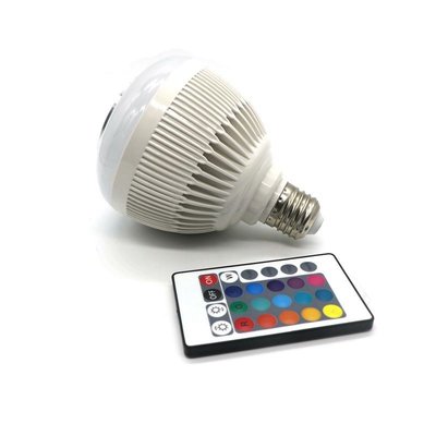 LED RGB Color Bulb Light E27 Bluetooth Control Smart Bulb Music Audio Speaker Lamps bluetooth