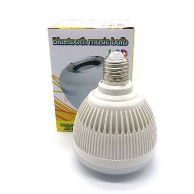 LED RGB Color Bulb Light E27 Bluetooth Control Smart Bulb Music Audio Speaker Lamps bluetooth