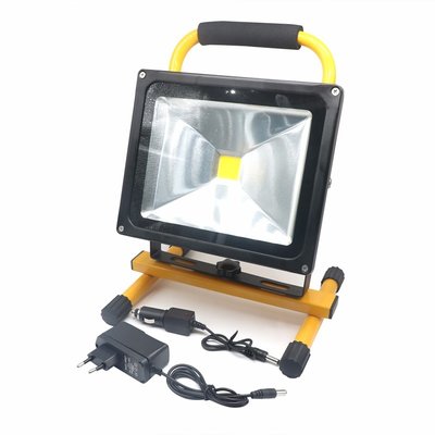 Waterproof 10W 20W 30W 50W Rechargeable Portable Led Flood Light White Warm White Ligthing