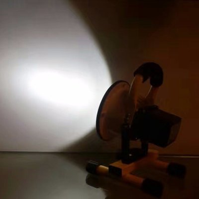 High Power LED White Light Round Shape Rechargeable Waterproof Project-Light Lamp