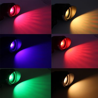ip65 waterpoof light outdoor rf control 2.4g rgbw led light 9w garden light