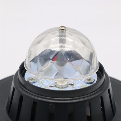 Color Changing RGB Mini LED Rotating Crystal Stage Light For KTV Xmas Party Club Pub