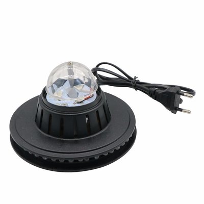 Color Changing RGB Mini LED Rotating Crystal Stage Light For KTV Xmas Party Club Pub