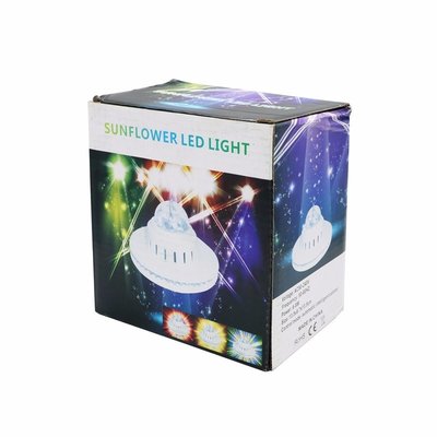 Color Changing RGB Mini LED Rotating Crystal Stage Light For KTV Xmas Party Club Pub