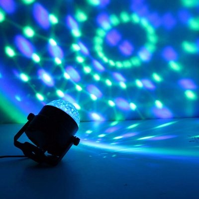 3W High Bright Party Disco Light RGB Led Mini Laser Stage Lighting for Christmas,Wedding, Holiday