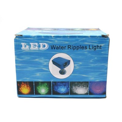 BLue Auto Voice Activated Water Ripple Projector LED Laser Stage Light