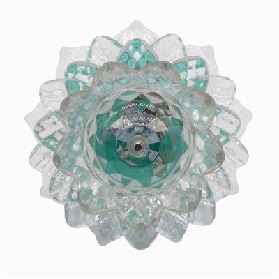 LED Crystal Magic Ball KTV Stage Colorful Rotating Lotus Disco Bulb Light