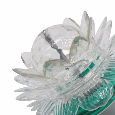 LED Crystal Magic Ball KTV Stage Colorful Rotating Lotus Disco Bulb Light