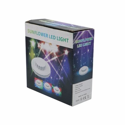 Hot UFO Sunflower Voice-activated Rotating RGB led Stage Light for Disco DJ Bar