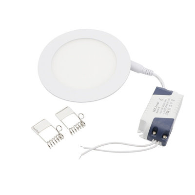 Round Led Ceiling Panel 102mm Diameter 6W Ceiling Panel Light Aluminum Mini Led Panel Light