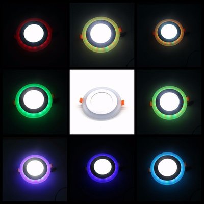 Super Slim Panel Light SMD Flat panel led lights Round Dual Color Panel Light