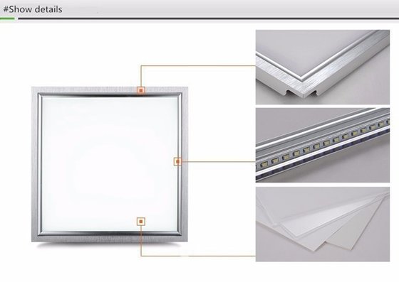 600x600mm 48W High PF Cool White Ultra Slim Square Led Panel Light 100lm/W