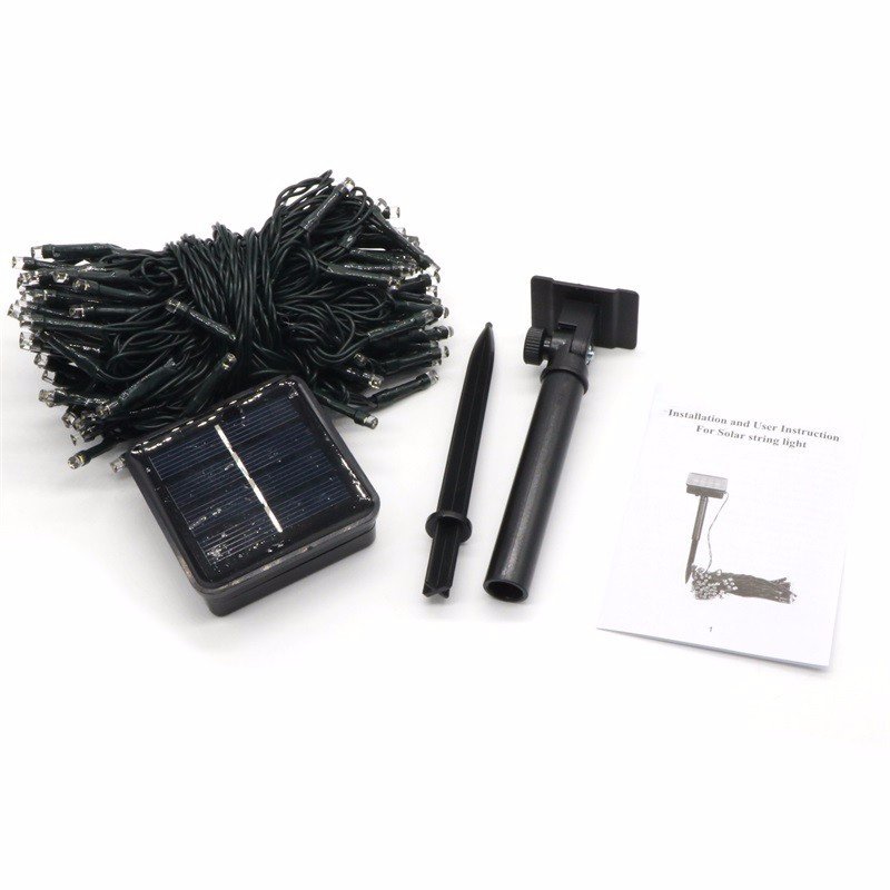 Solar Powered 200 LEDs String Fairy Tree Light Outdoor Wedding Party Xmas