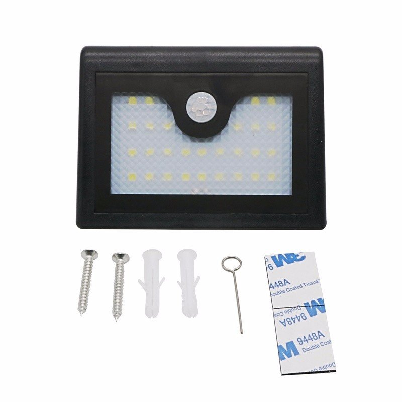 Solar Powered Wall Mount 28 LED Motion Sensor Security Light Outdoor Garden Lamp