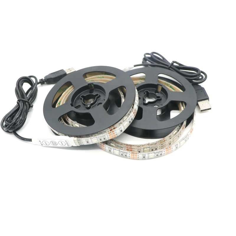 30Leds/M Flex Flexible IP65 Waterproof Outdoor/Indoor DC5V 5050RGB USB Led Strip