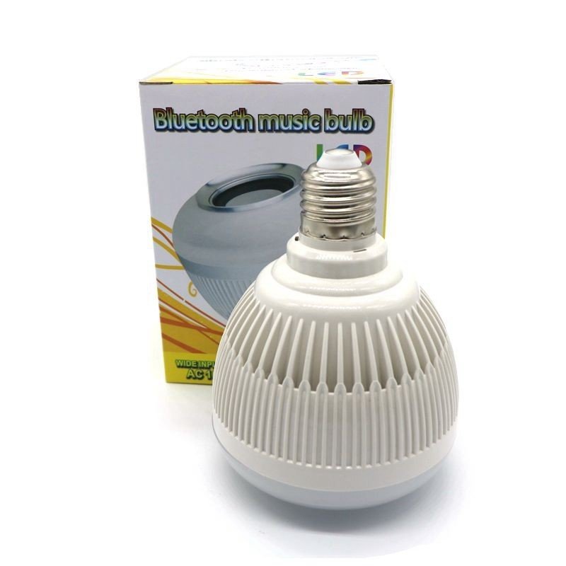 LED RGB Color Bulb Light E27 Bluetooth Control Smart Bulb Music Audio Speaker Lamps bluetooth