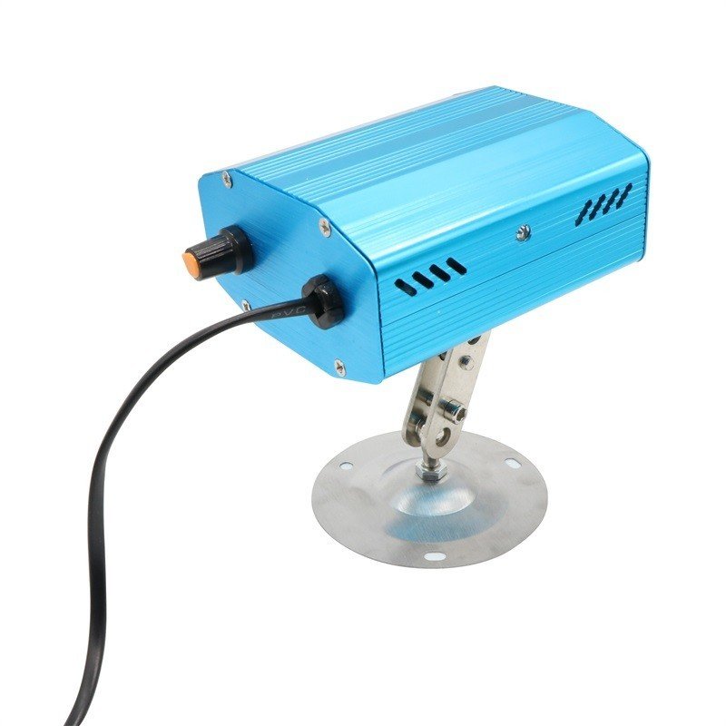 BLue Auto Voice Activated Water Ripple Projector LED Laser Stage Light