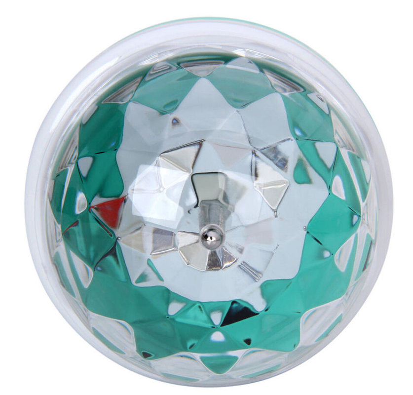 E27 3w RGB Disco Lighting Led Ball Bulb Rotating Home Party Disco Light