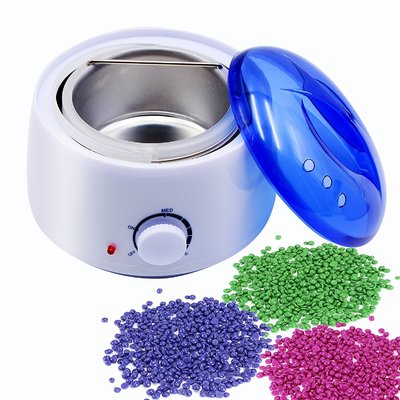 China Hair Removal Wax Warmer Kit Wax Warmer with Applicator Sticks Nose Stick and Foil Bowls for Full Body Legs supplier