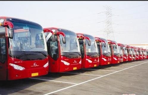 Yutong Kinglong Higer Foton bus for sale from shanghai china second hand buses market